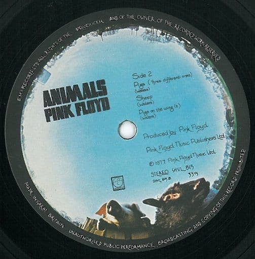 Pink Floyd Animals Vinyl LP | Planet Earth Records